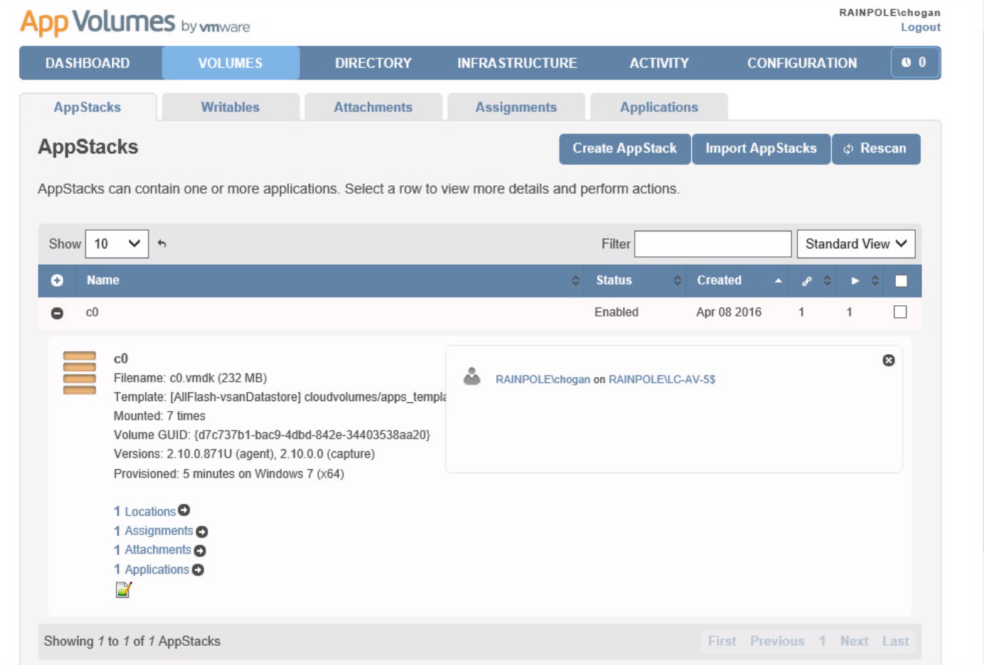 A primer on App Volumes and AppStacks on VSAN - CormacHogan.com